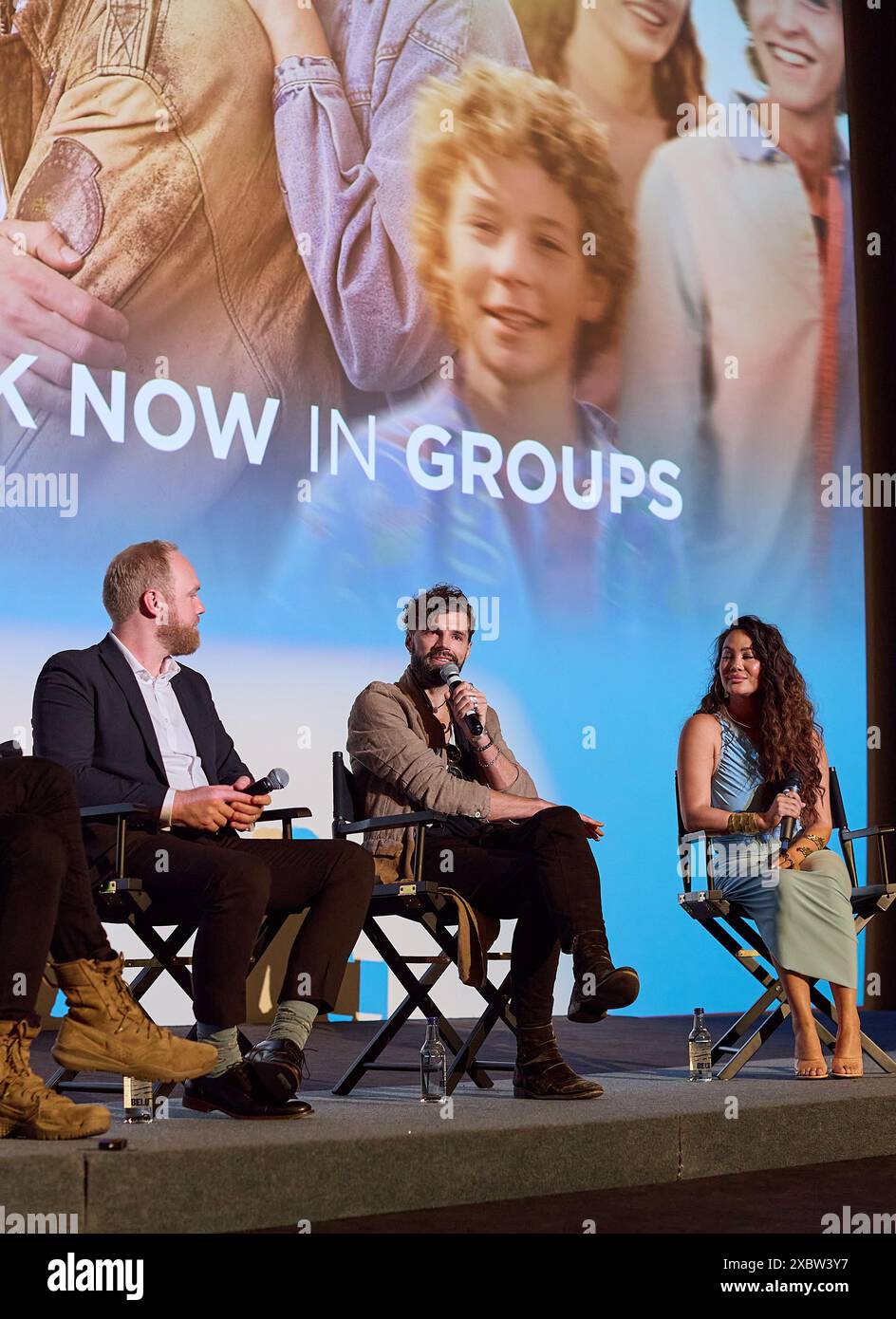 London, UK. 12th June 2024. Josh Walsh, Luke Smallbone Joel Smallbone ...
