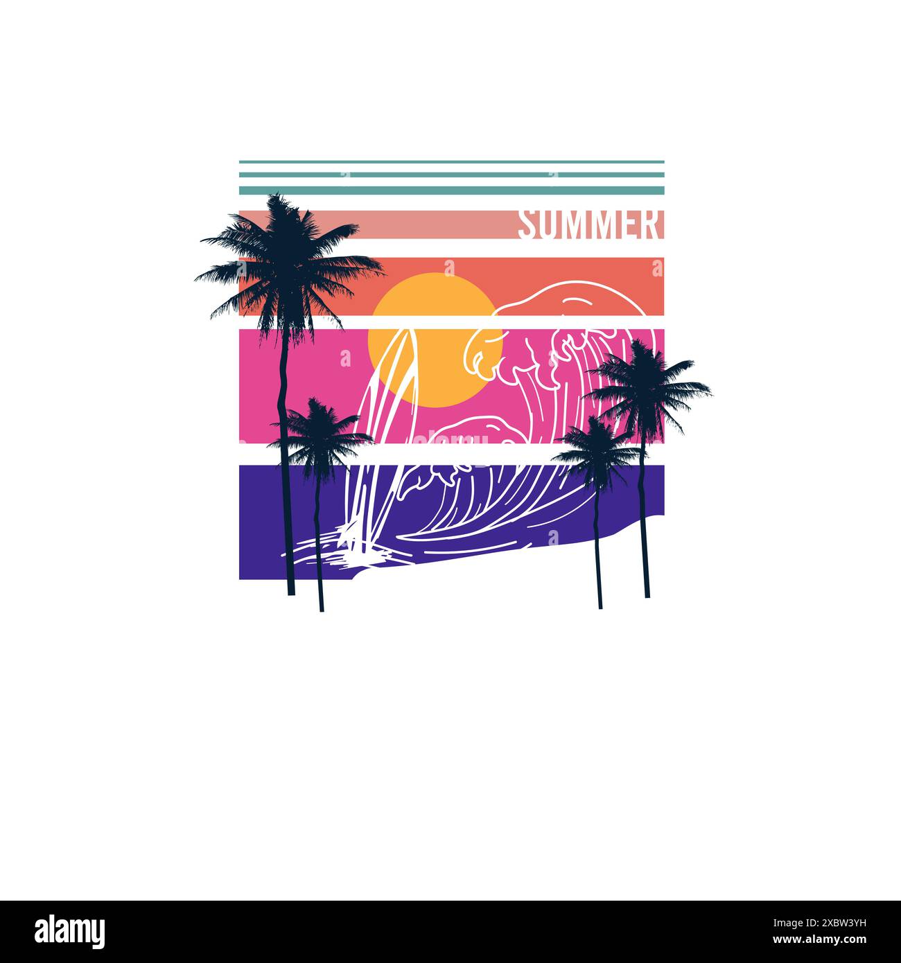 Colourful poster Stock Vector Images - Alamy