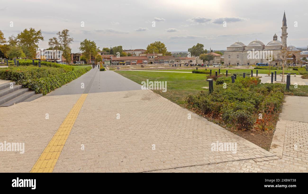 Edirne, Turkey - October 17, 2023: Old Ruins Location and Eski Ulu ...
