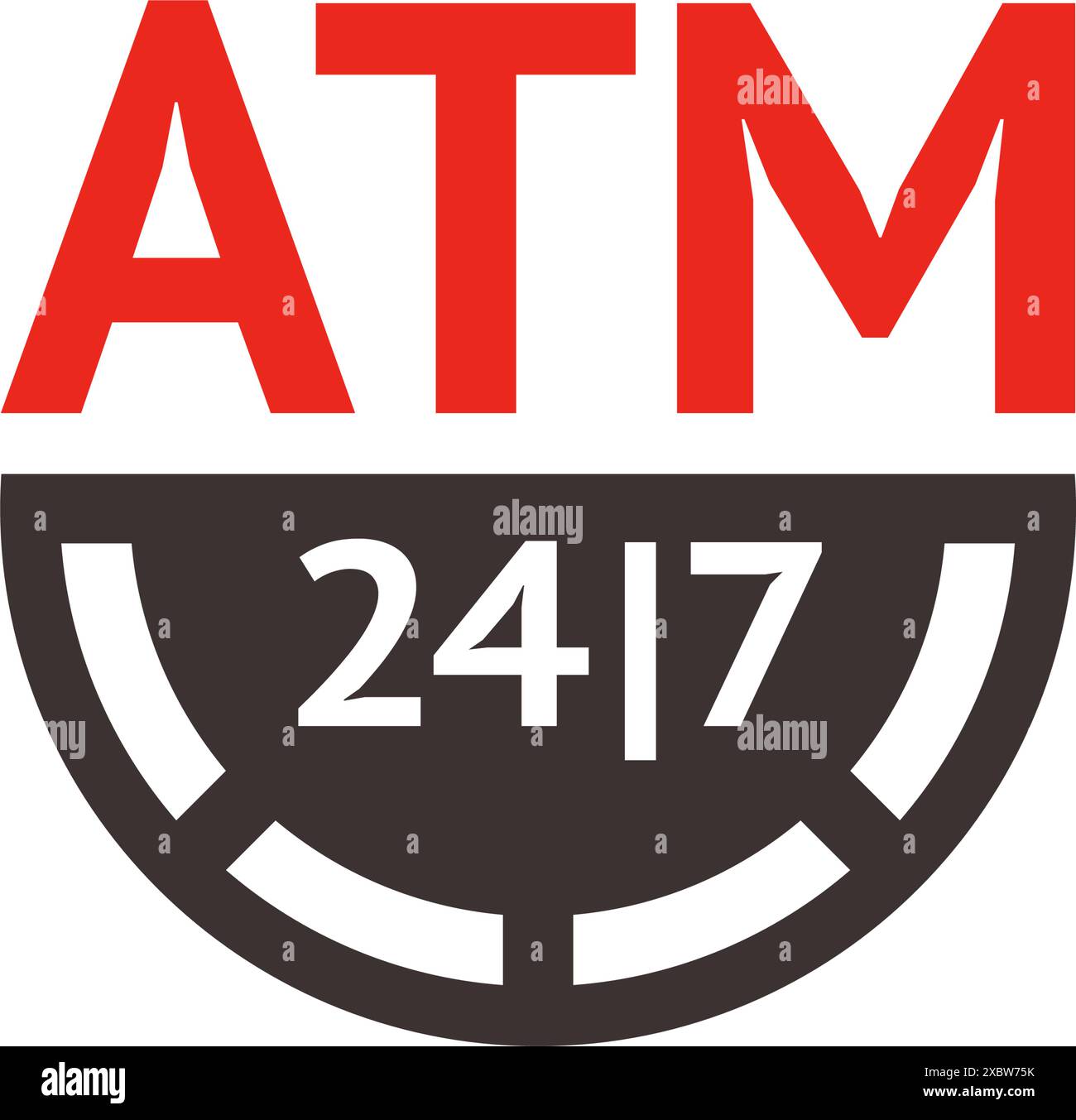 ATM icon, made in color style Stock Vector Image & Art - Alamy