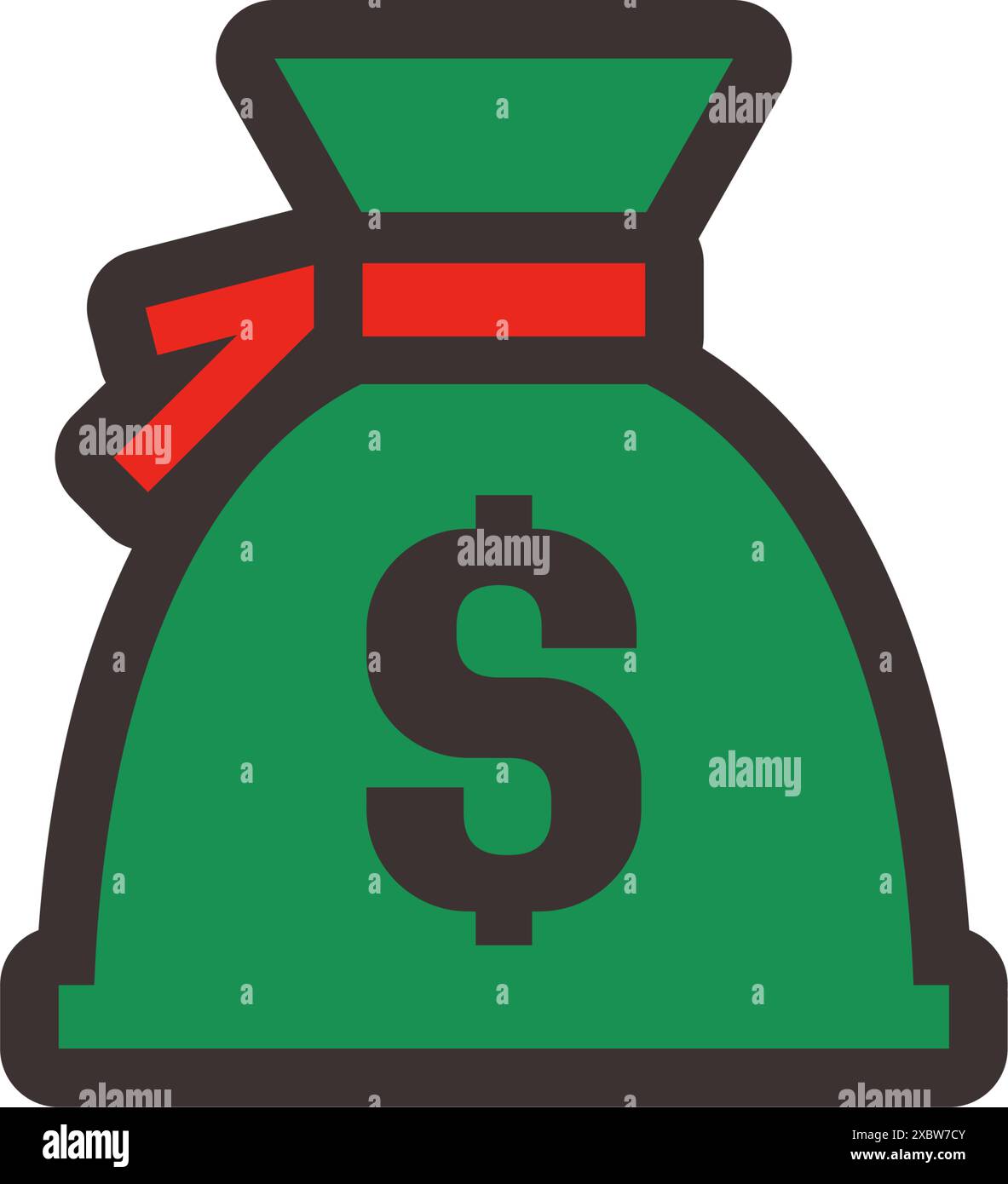 Money bag icon with currency symbol Stock Vector Image & Art - Alamy