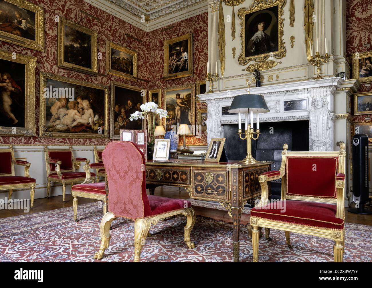 Wilton House, Wilton, Salisbury, Wiltshire, England, UK - interior view ...