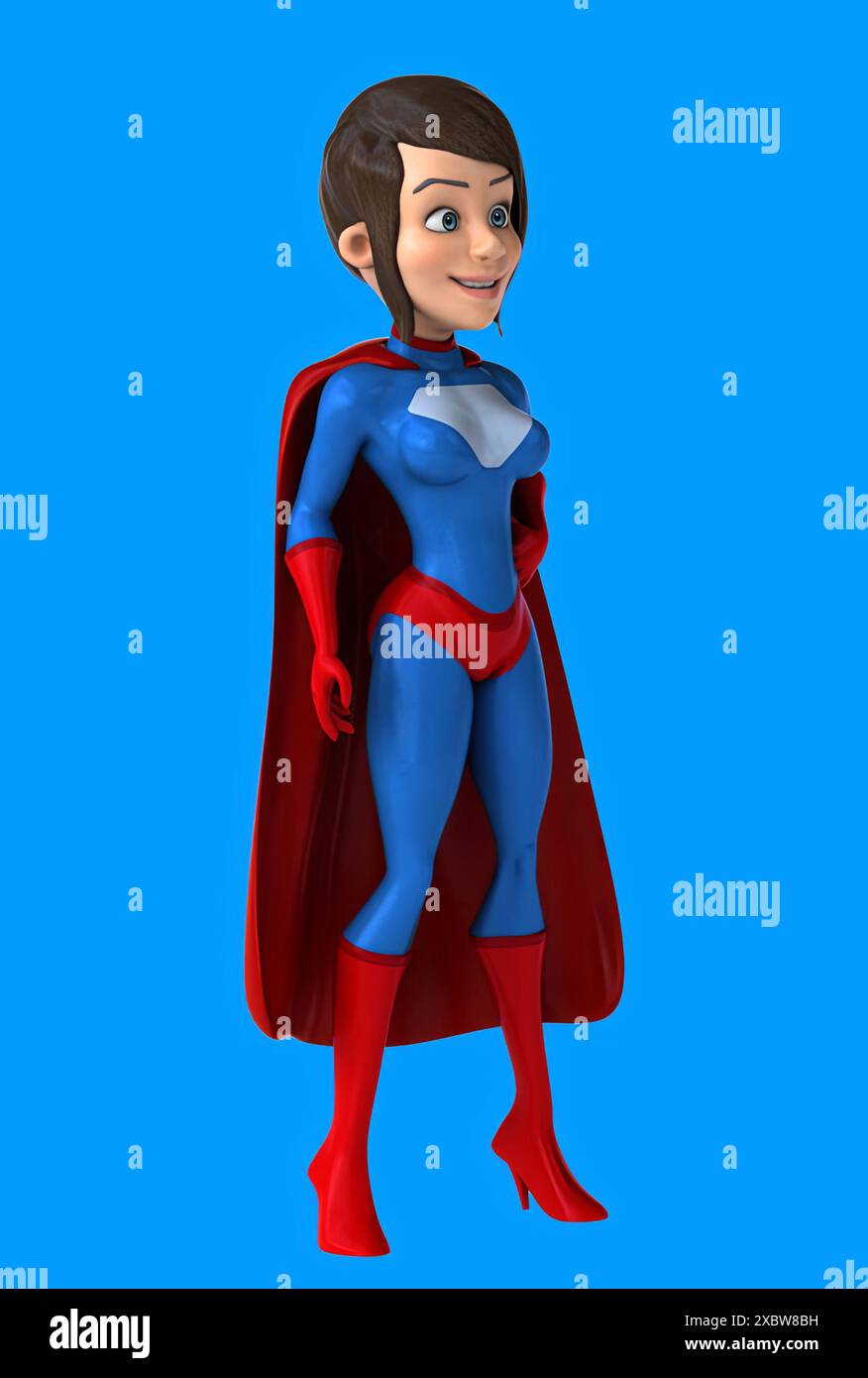 Superwoman cartoon hi-res stock photography and images - Alamy