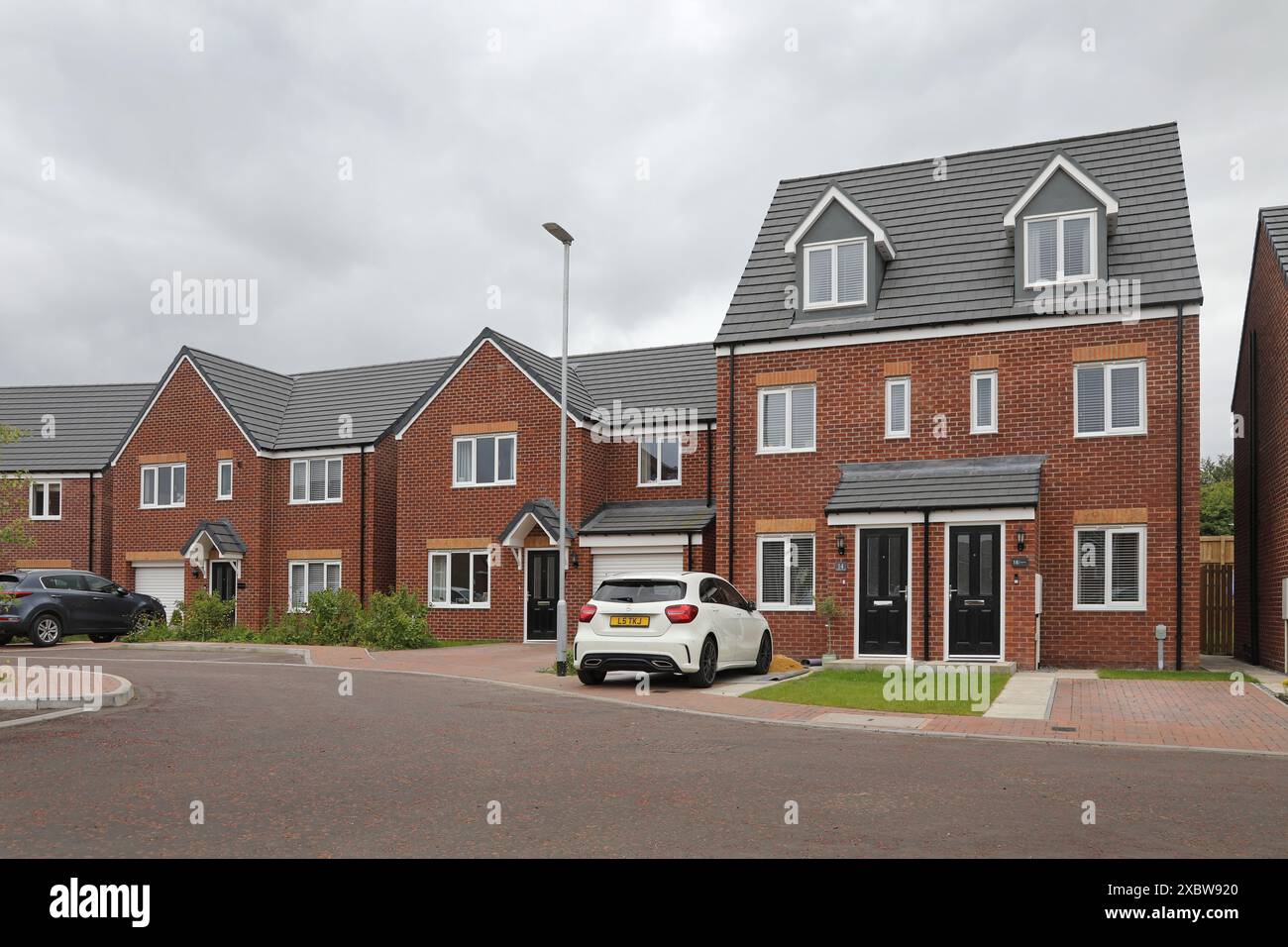Recently completed 3&4 bedroomed houses on the new Millbeck Grange ...