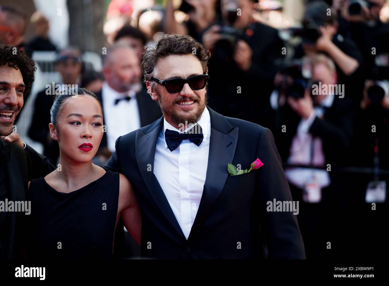 CANNES, FRANCE - MAY, 17: Selena Gomez, Zoe Saldana, Edgar Ramirez ...