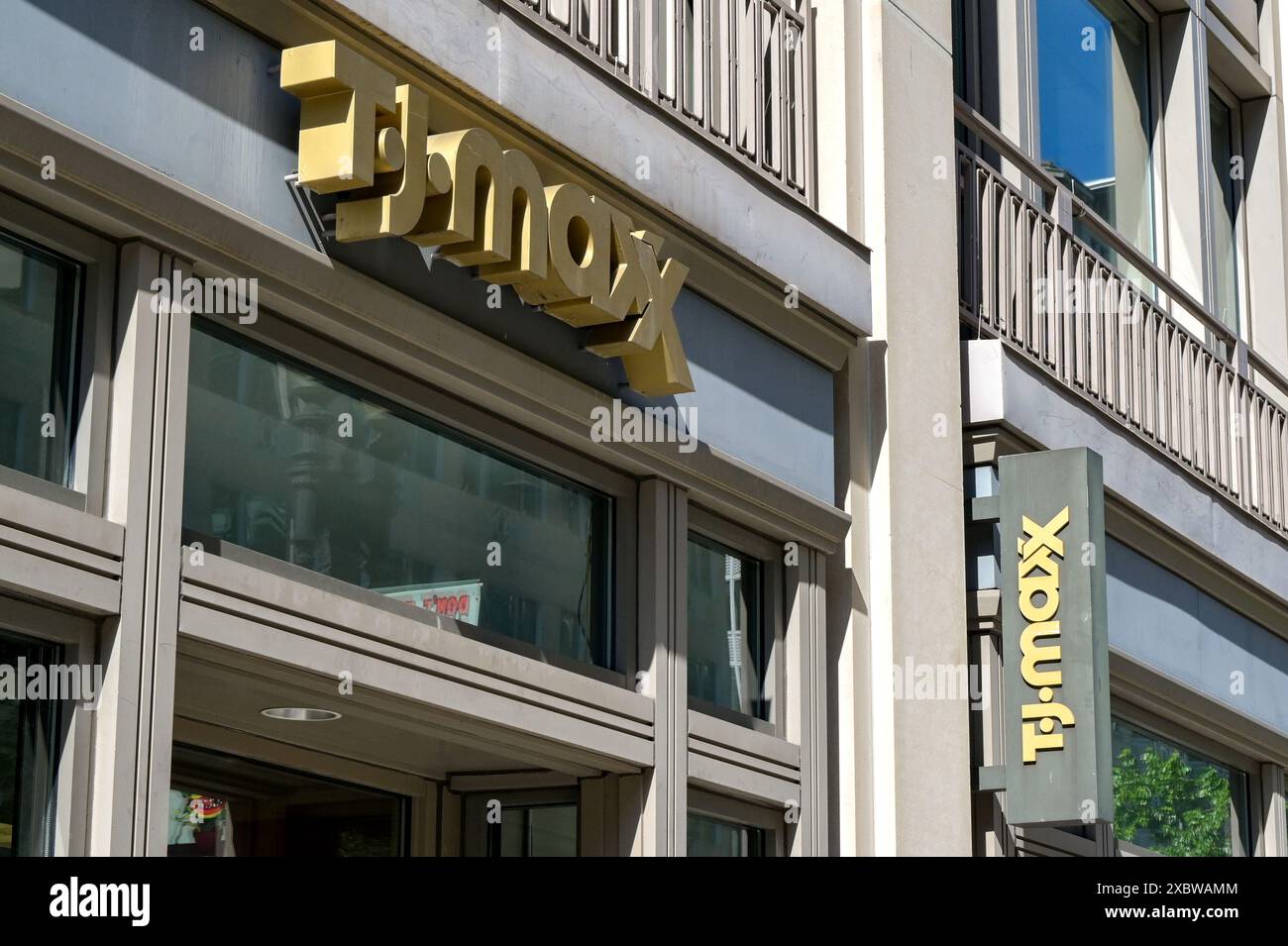 Washington DC, USA - 2 May 2024: Exterior view of a branch of the T J ...