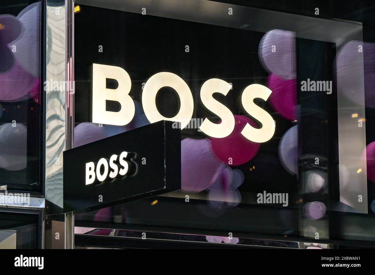 Washington DC, USA - 3 May 2024: Sign above the entrance to the Hugo ...