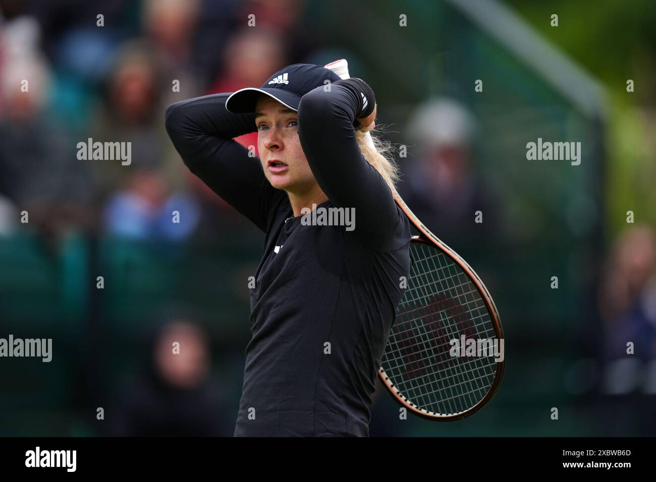 Francesca Jones reacts after her match against Ashlyn Krueger is ...