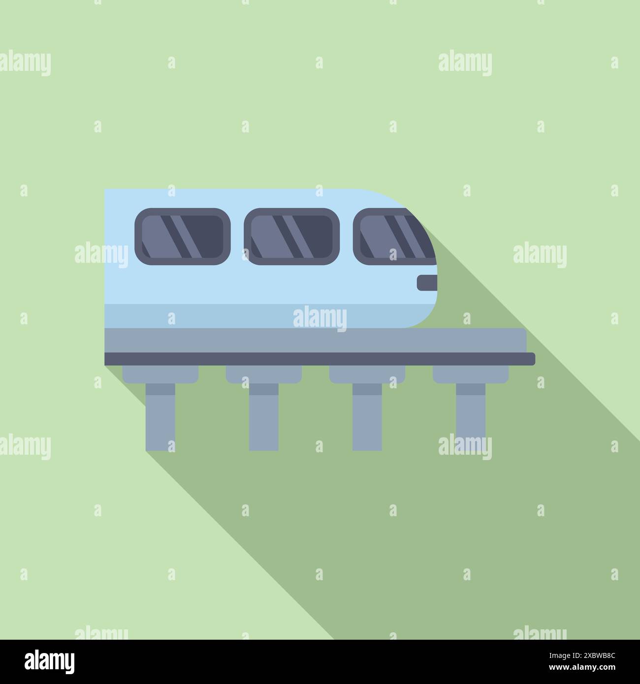 Moving train platform Stock Vector Images - Alamy