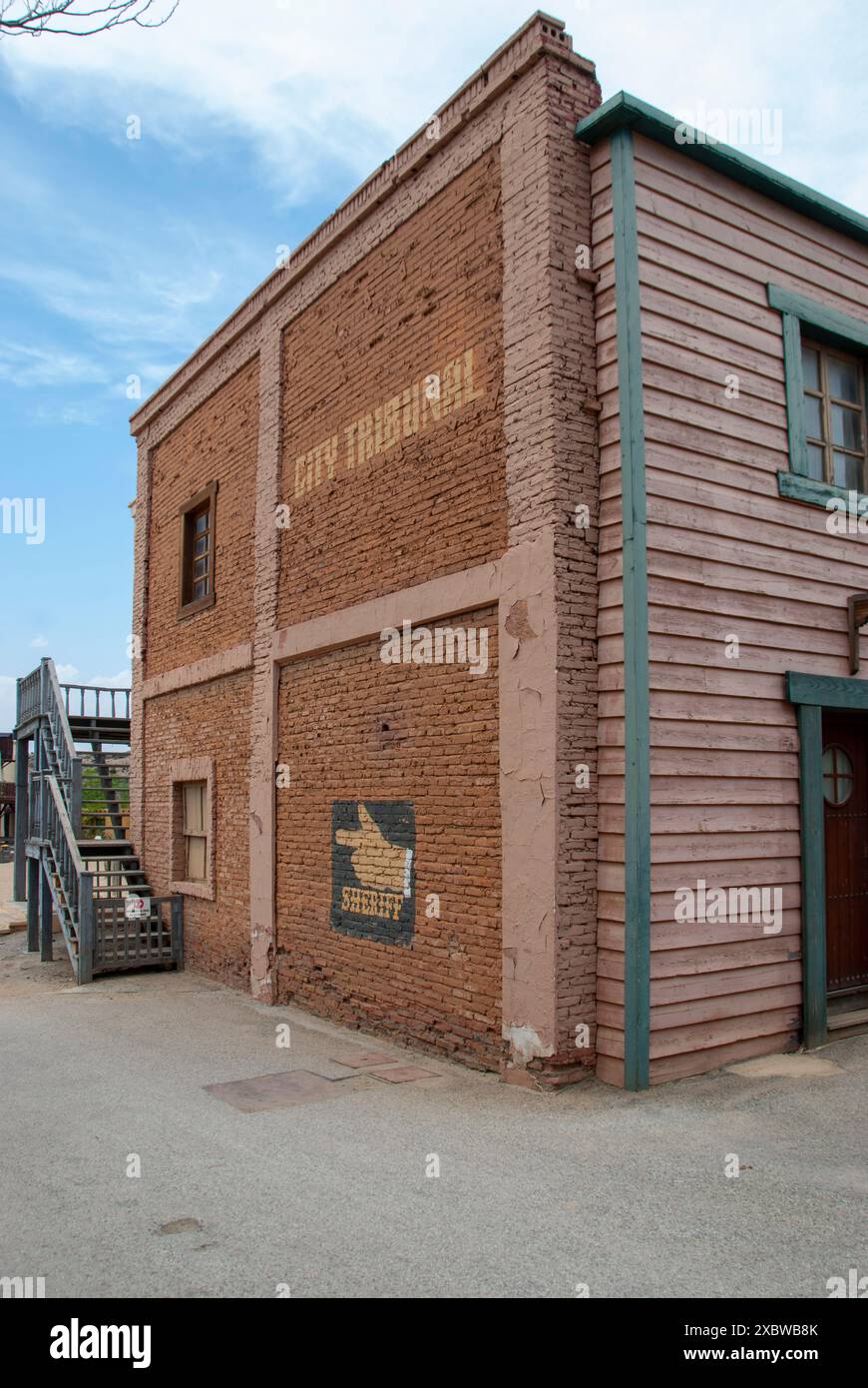Fort Apache/Texas Hollywood Wild West Film set Stock Photo - Alamy
