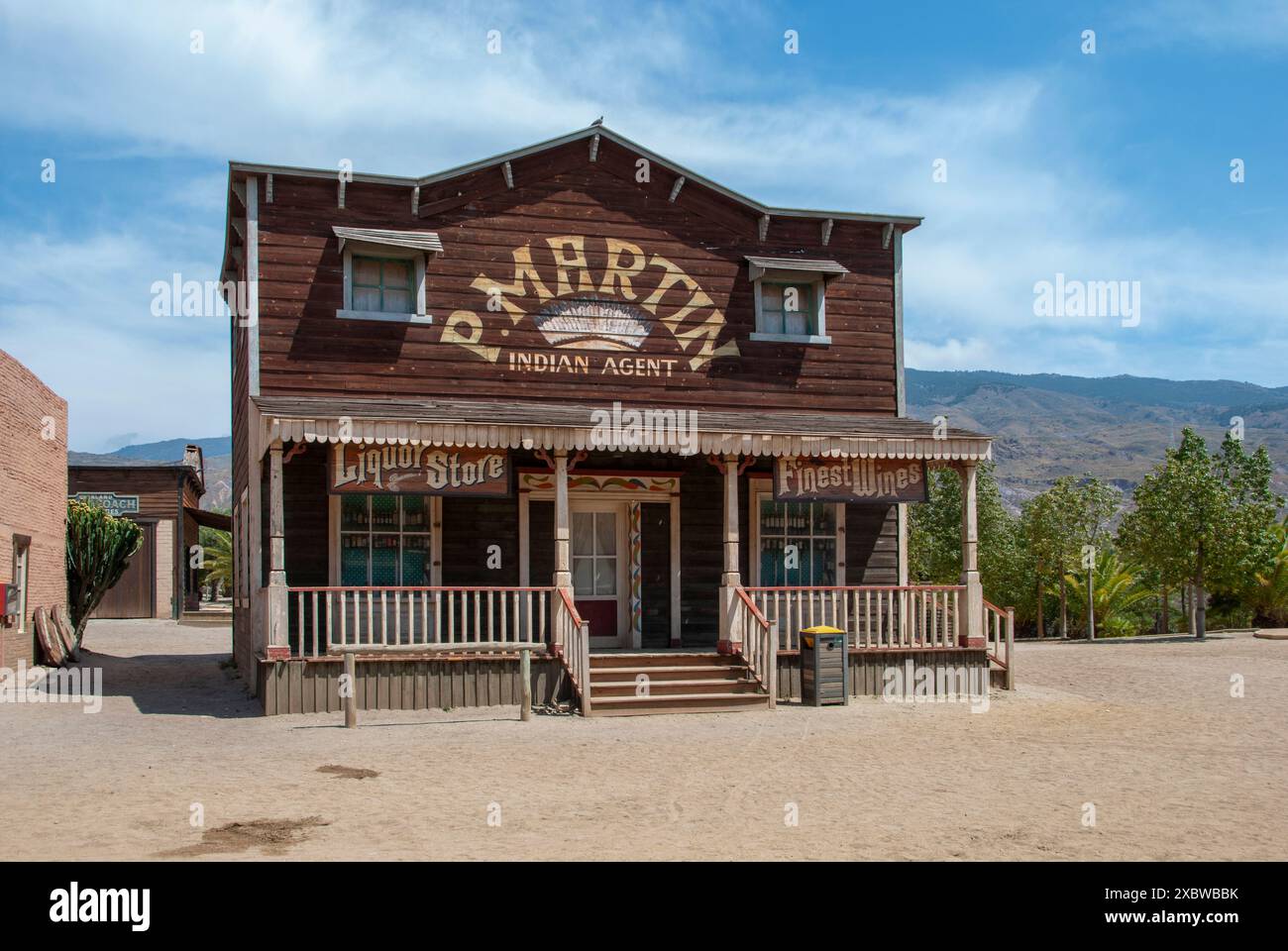 Fort Apache/Texas Hollywood Wild West Film set Stock Photo - Alamy