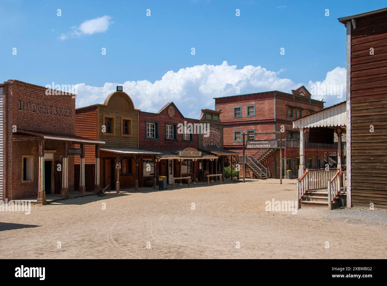 Fort Apache/Texas Hollywood Wild West Film set Stock Photo - Alamy