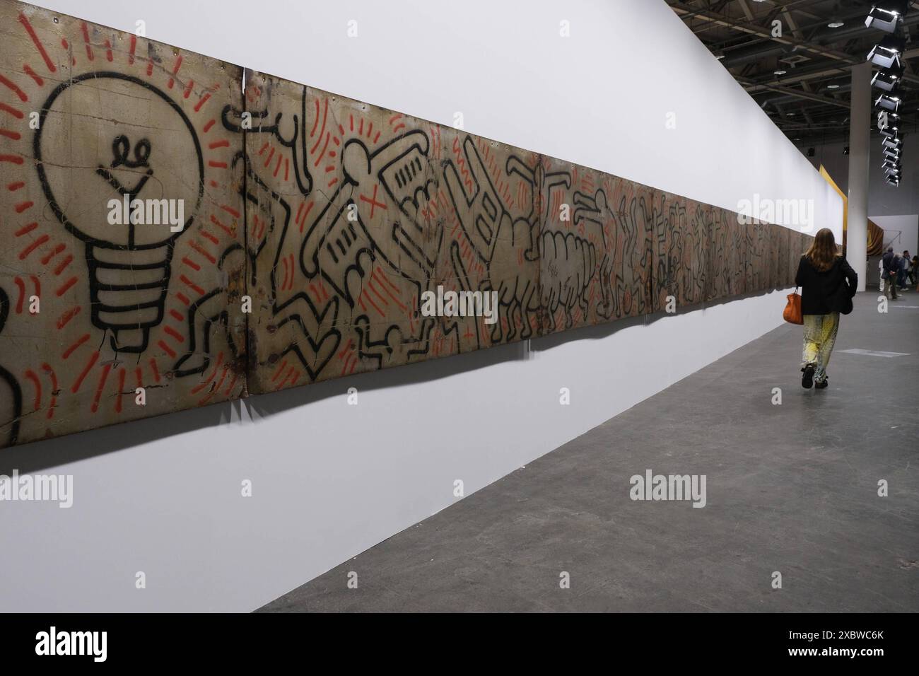 13.06.2024, Basel, CH Eine Installation von Keith Haring bei der ...