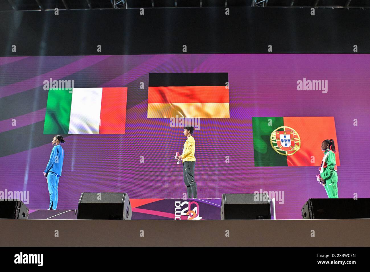 Roma, Italy. 12th June, 2024. Olympic Stadium, Rome, Italy - Long Jump ...