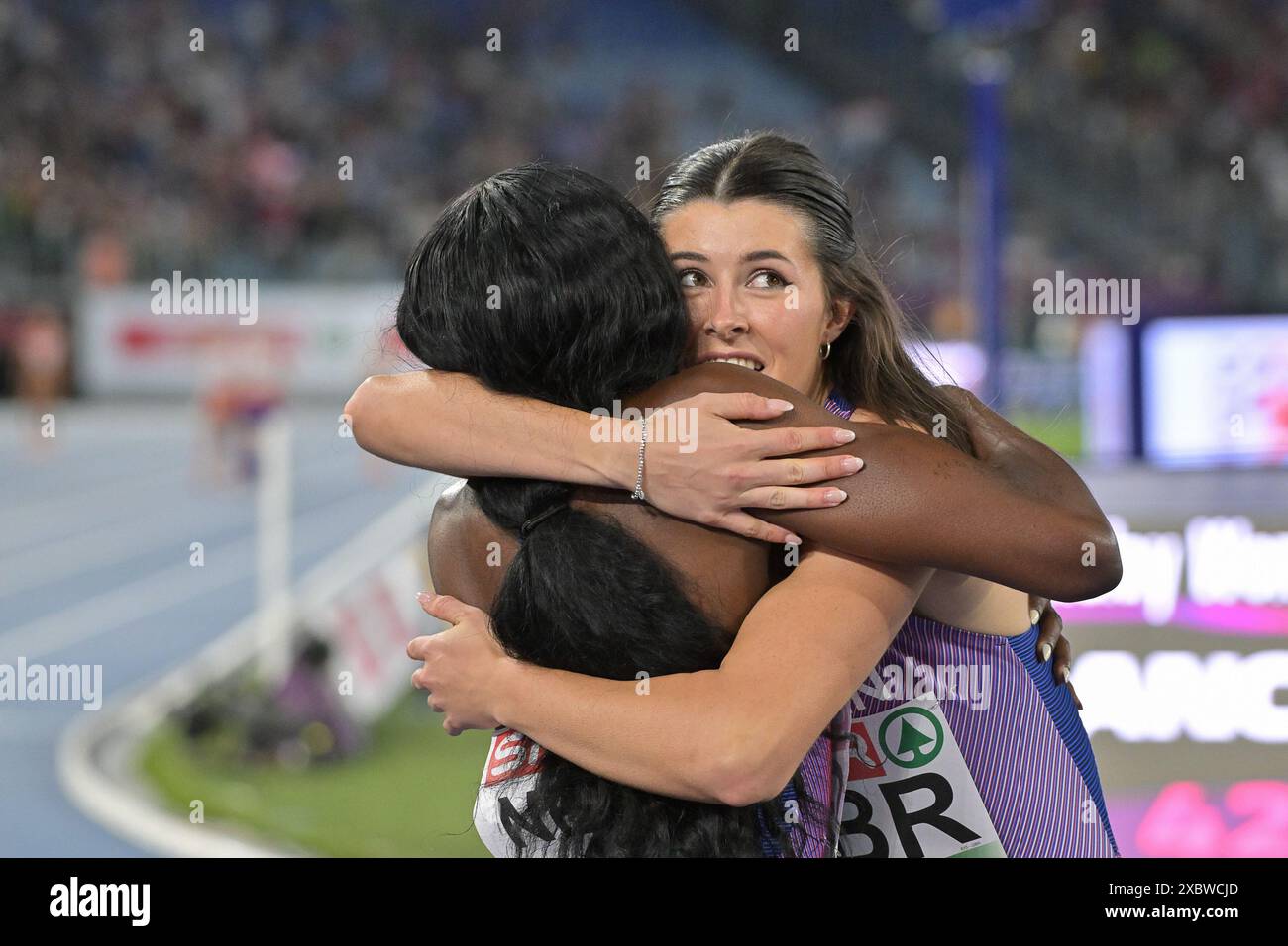 Roma, Italy. 12th June, 2024. Olympic Stadium, Rome, Italy - Amy HUNT ...