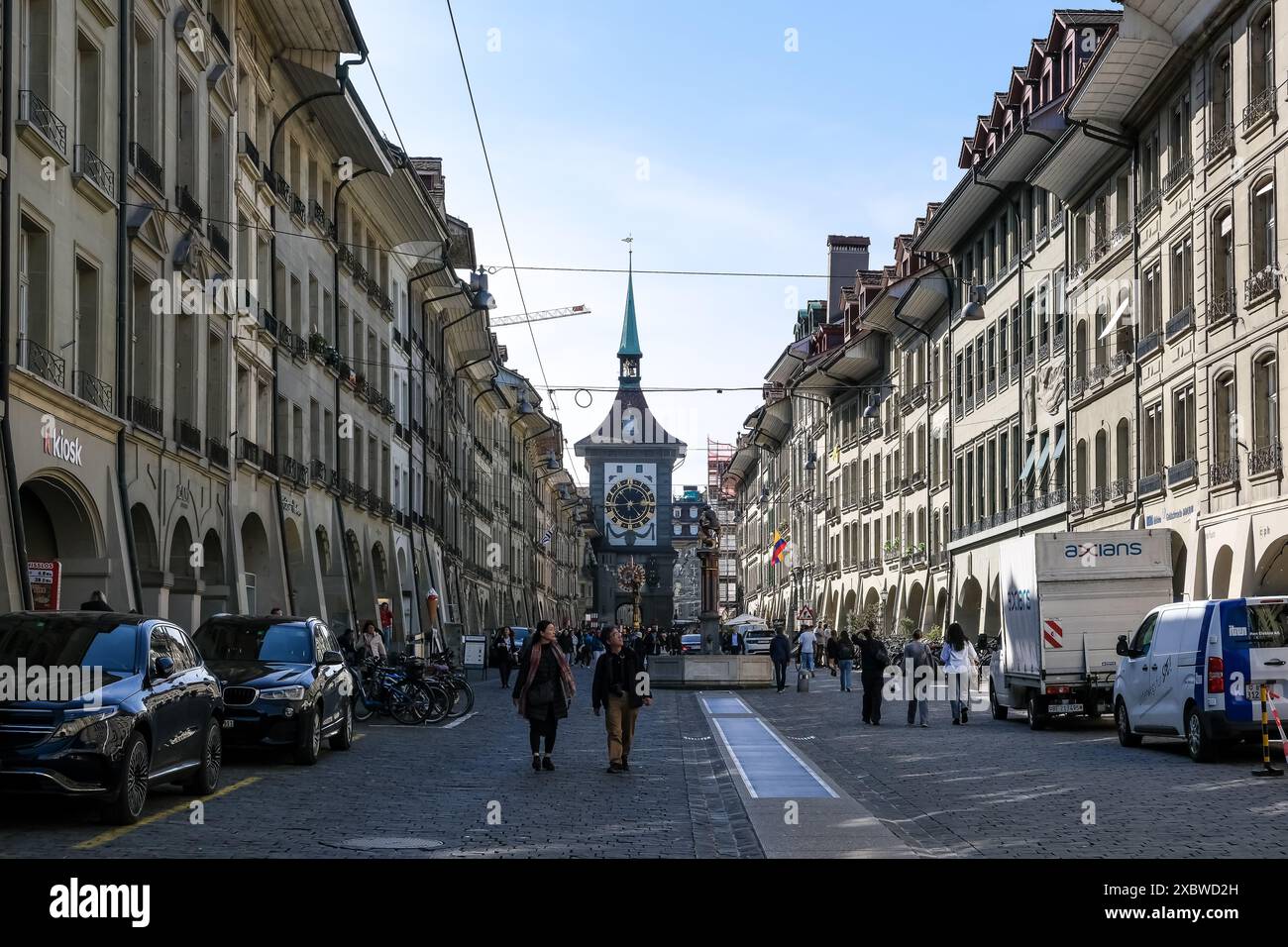 Cityscape of Bern, de facto capital of Switzerland, showcasing the ...