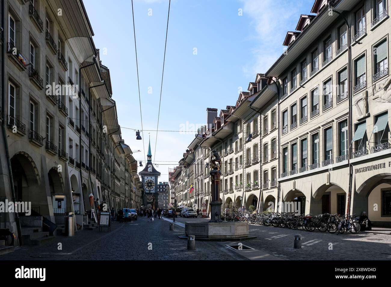 Cityscape of Bern, de facto capital of Switzerland, showcasing the ...
