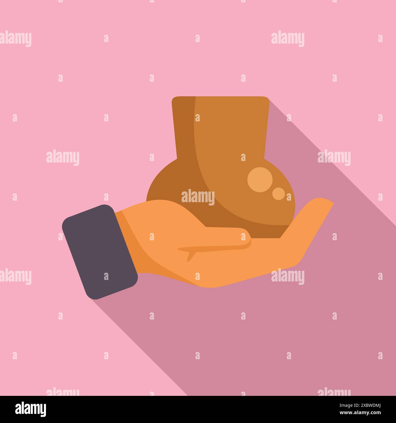 Pottery making process Stock Vector Images - Alamy