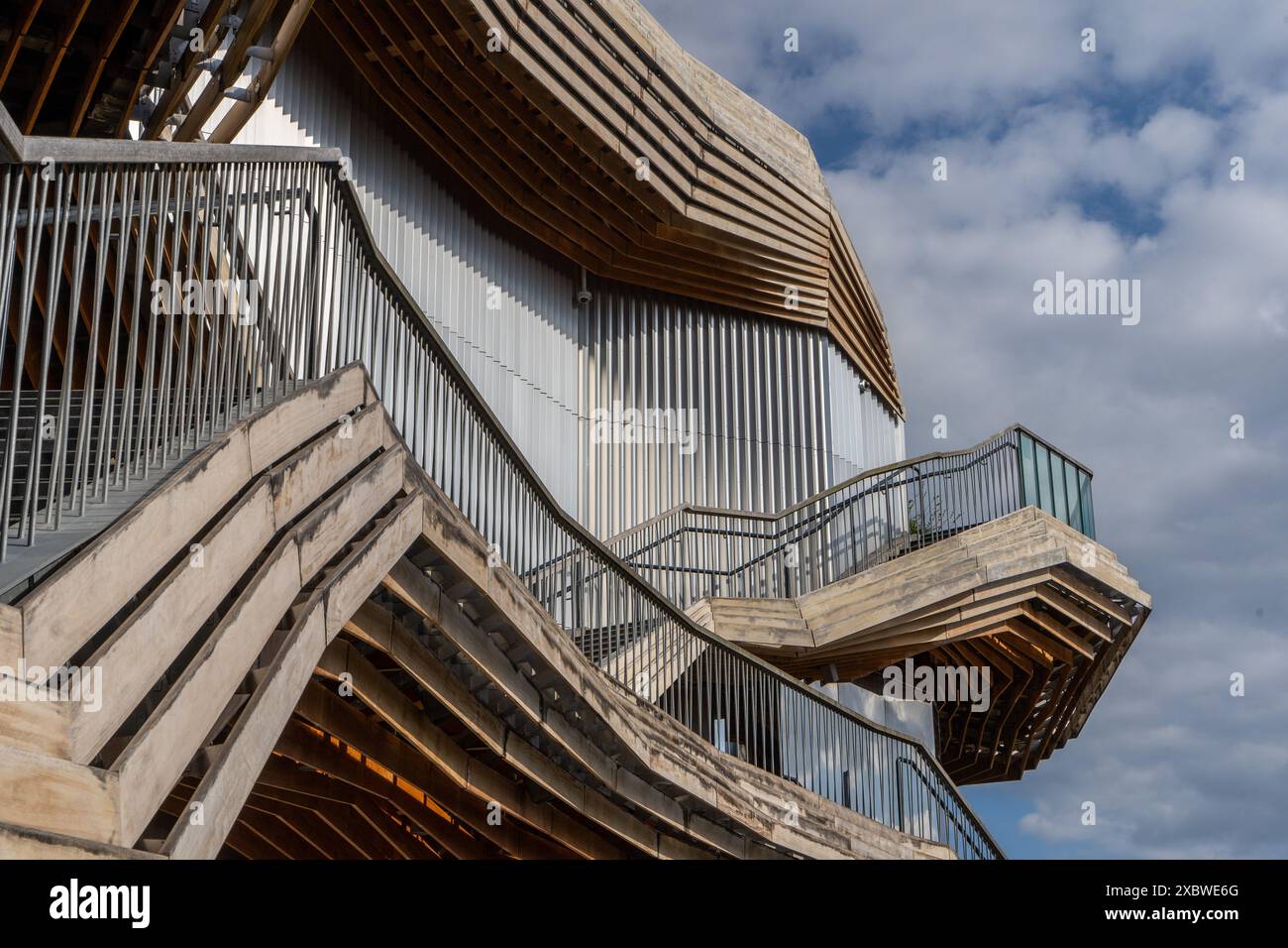 View of the new Gordon Ramsay BSK Stratford restaurant outside ...