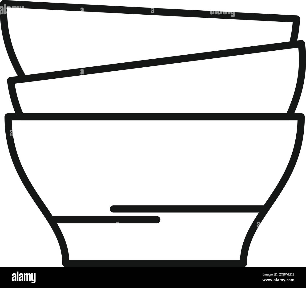 Empty bowl clip art Stock Vector Images - Alamy