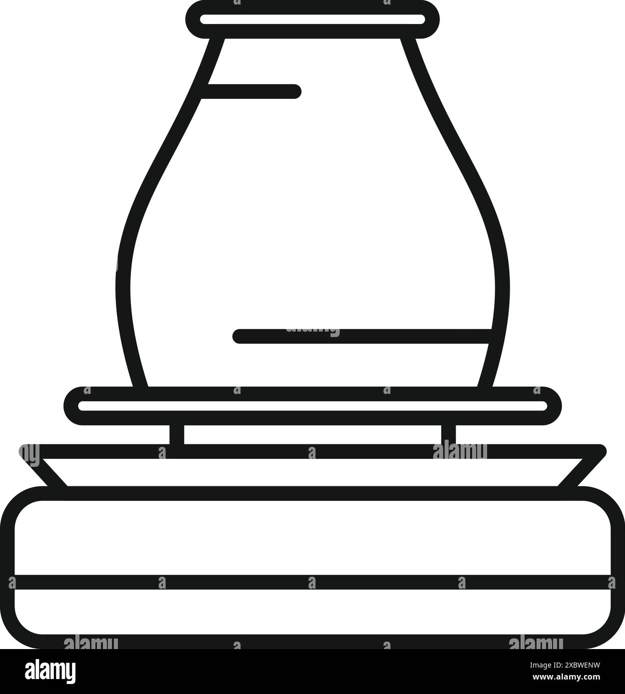 Modern water purifier icon, representing a water cleaning system in a ...