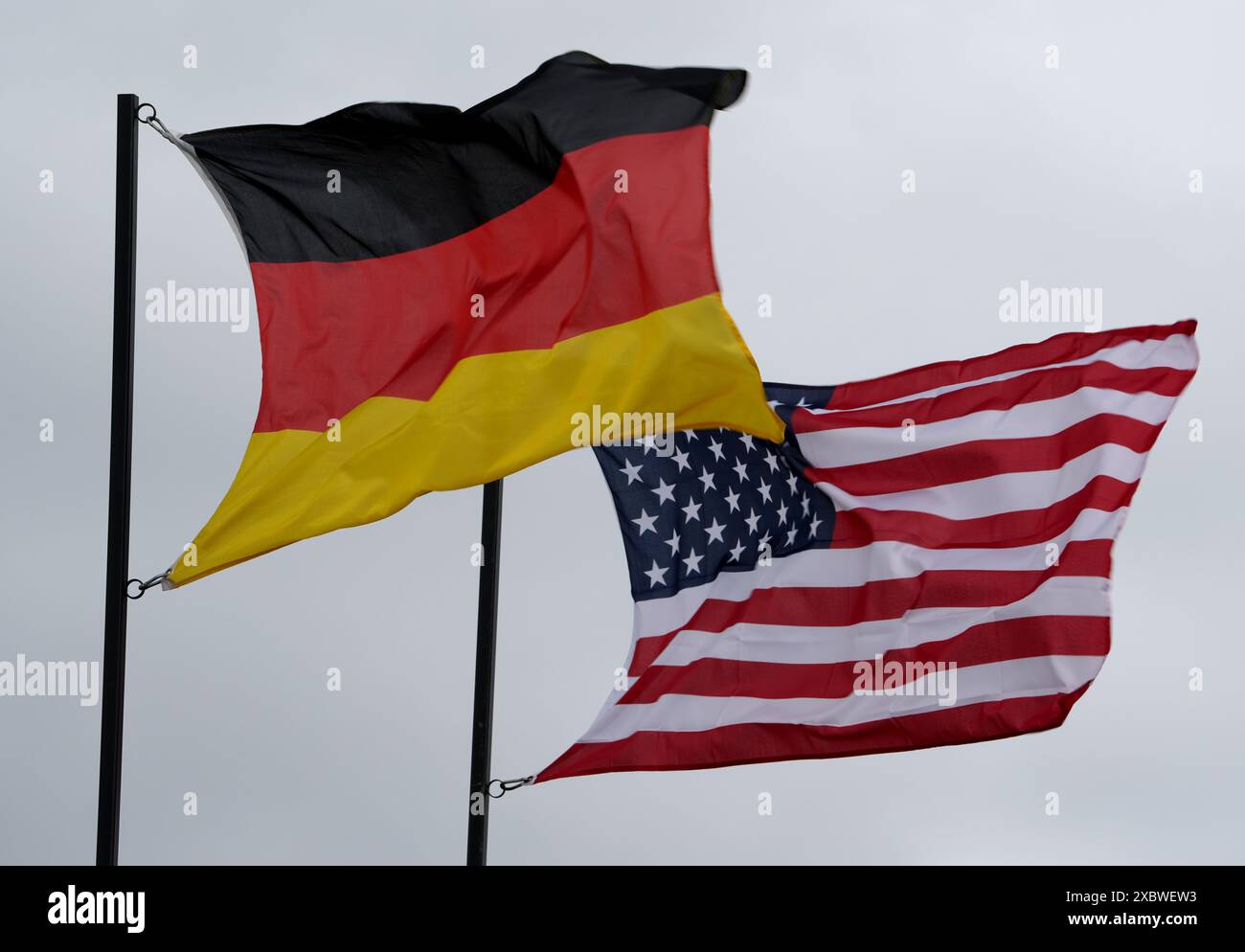 Nato soldiers flags hi-res stock photography and images - Alamy