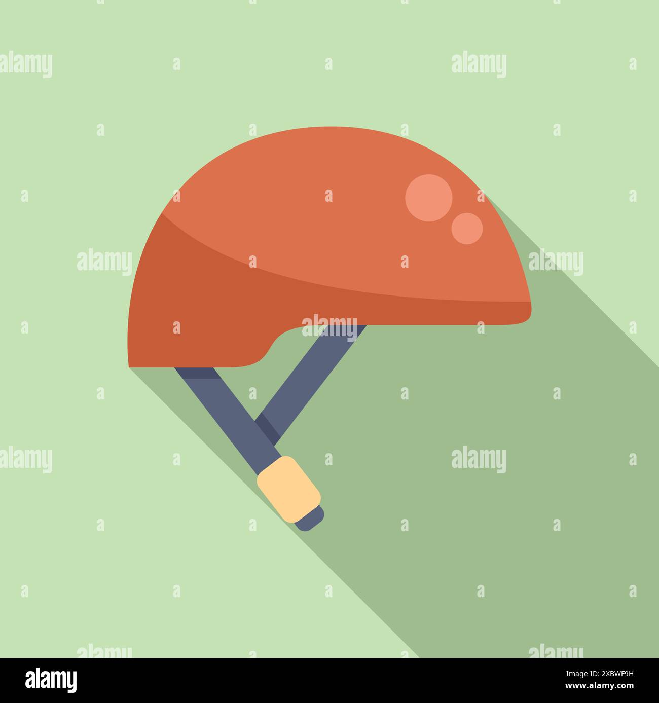 Red climbing helmet, an essential piece of safety equipment for ...