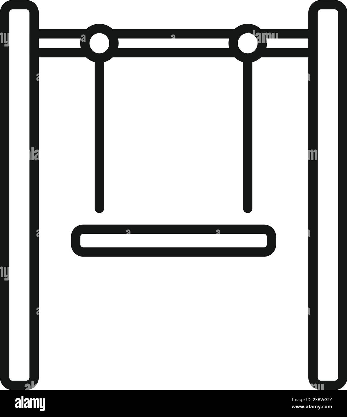 Vintage swingset Stock Vector Images - Alamy