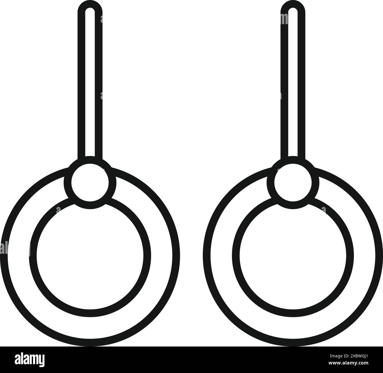 Gymnastic pictogram Black and White Stock Photos & Images - Alamy