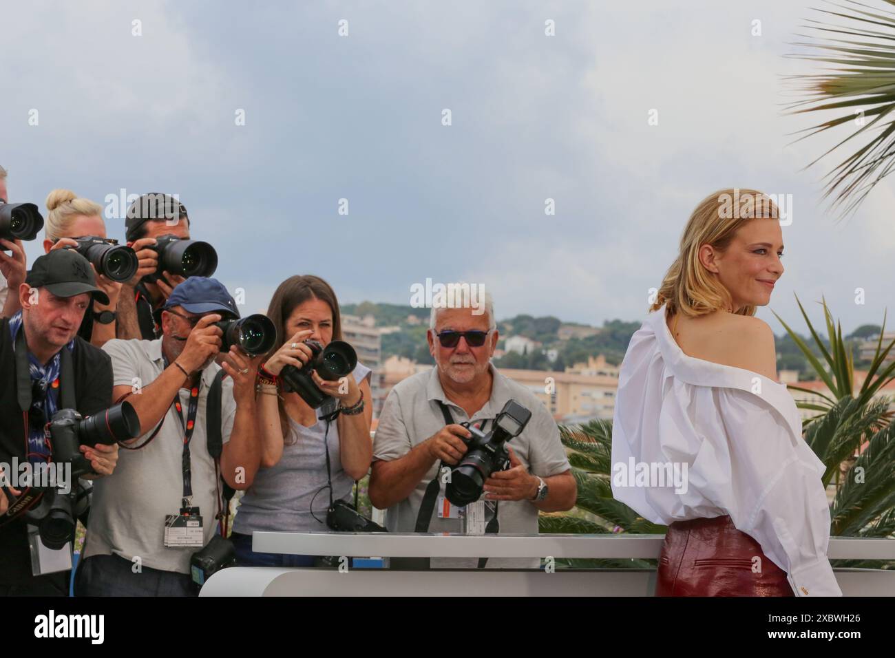 Cannes, France. 24th May, 2024. Céline Sallette at the Niki film photo ...