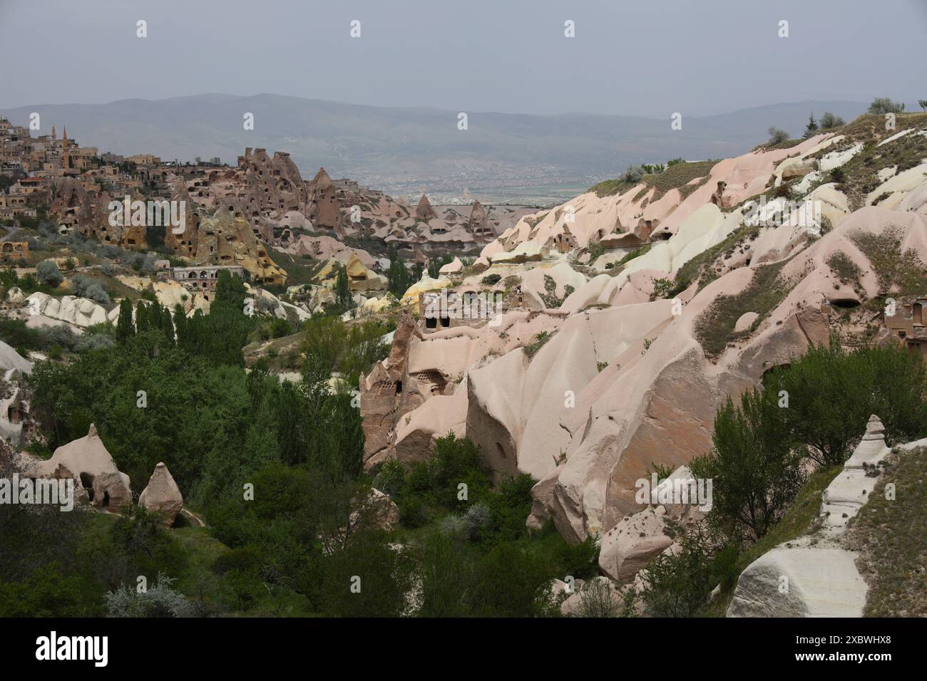 The rock formations of Red Valley in Cappadocia, Turkey Stock Photo - Alamy