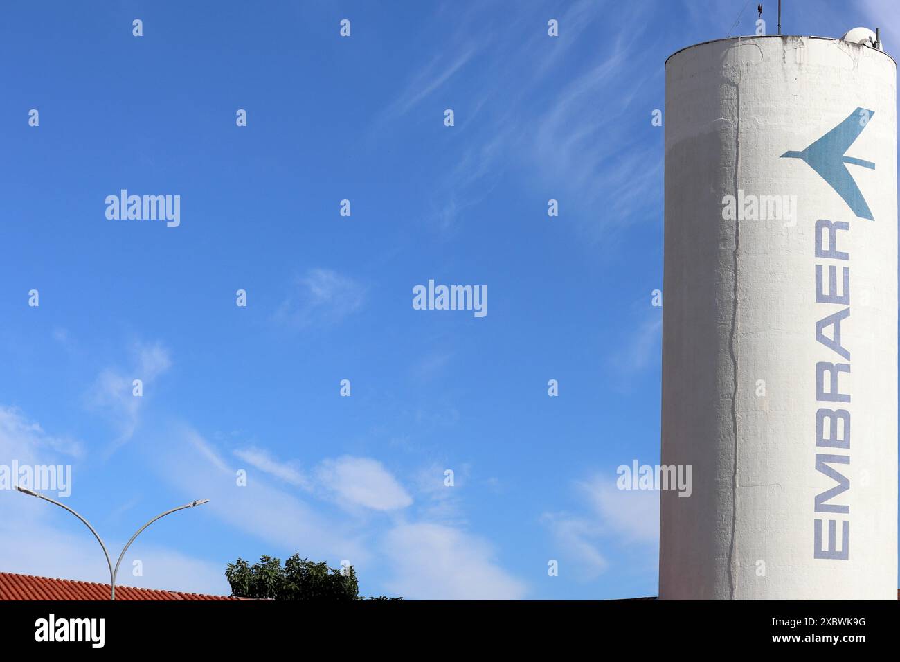 View of one of brazilian Embraer instalations in a sunny day Stock ...