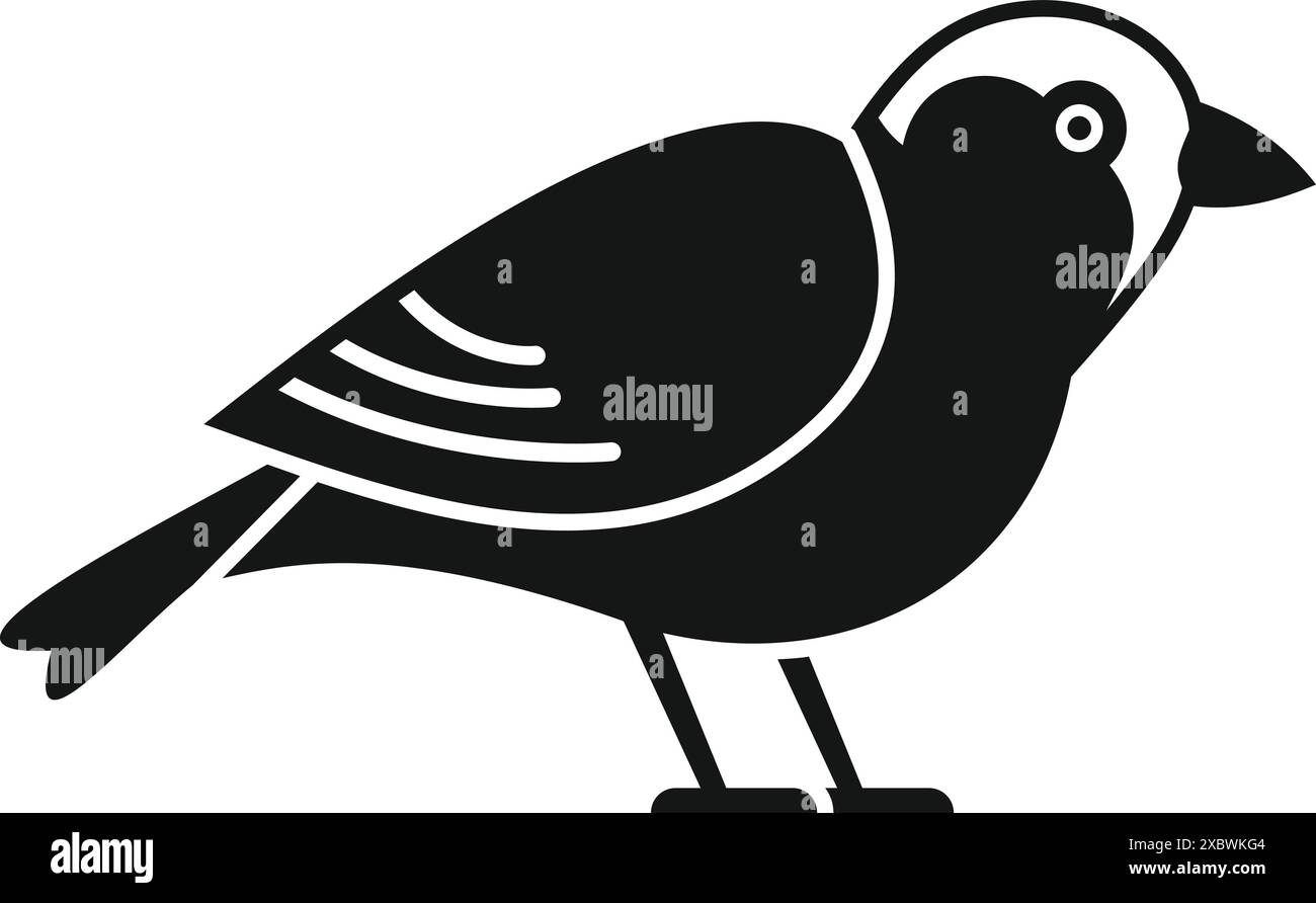 Solid bird shape Black and White Stock Photos & Images - Alamy