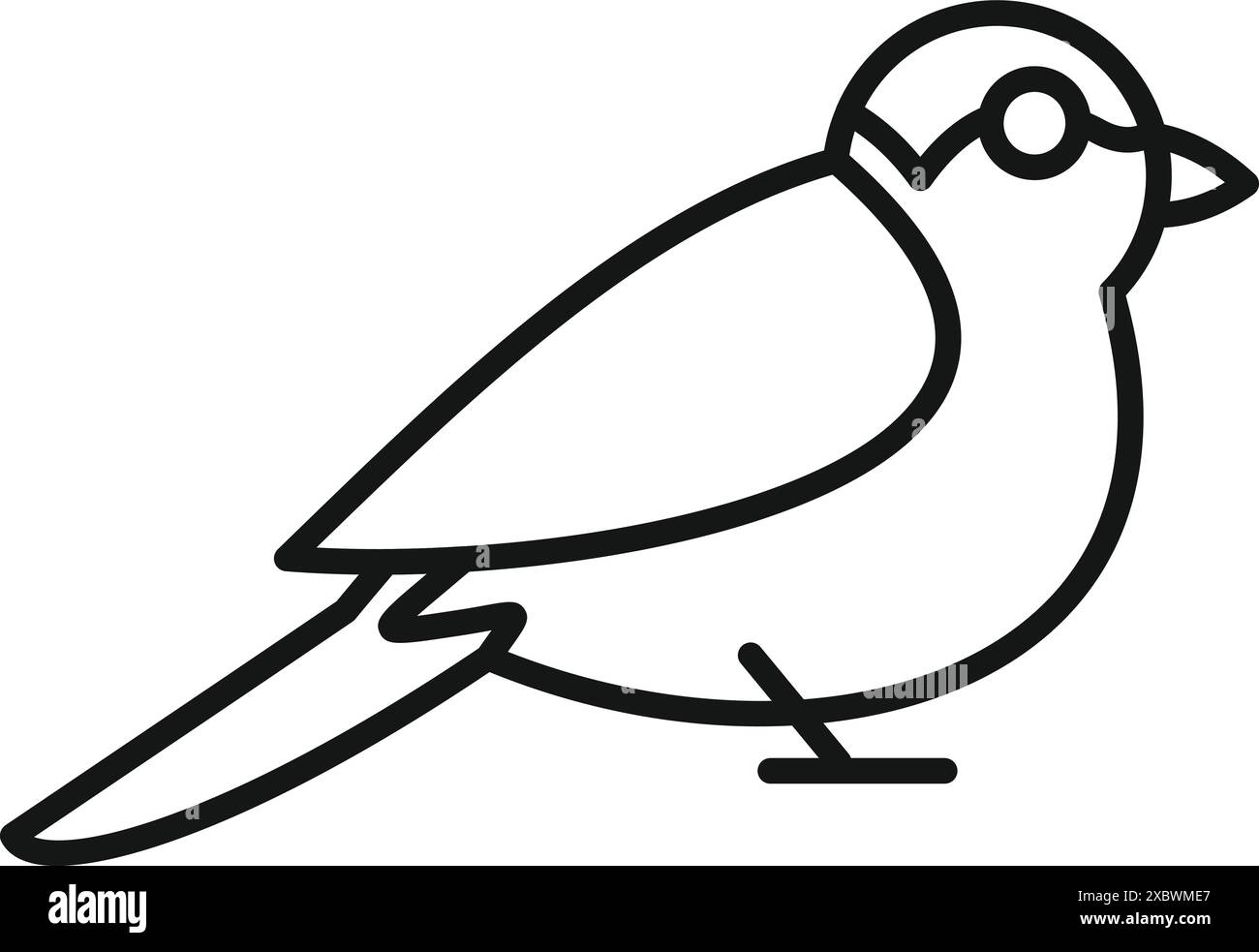 Simple Bird Drawing