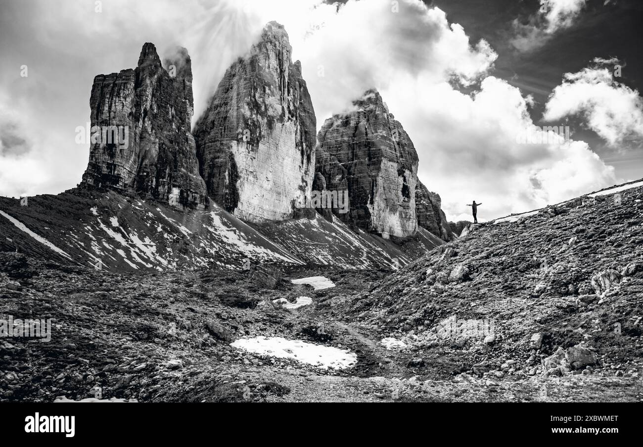 three peaks, South Tyrol, hiking, tourism, wallpaper, mountains, Alps ...