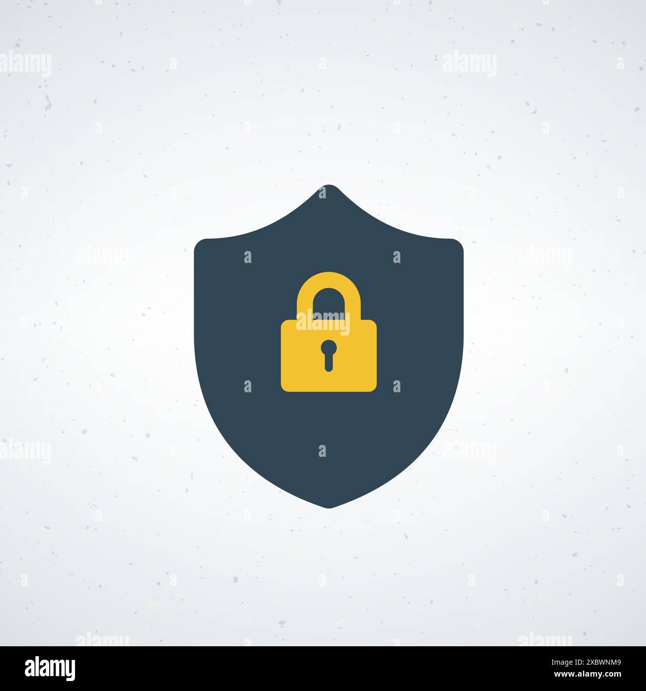 Shield security with lock symbol. Protection, safety, password security ...