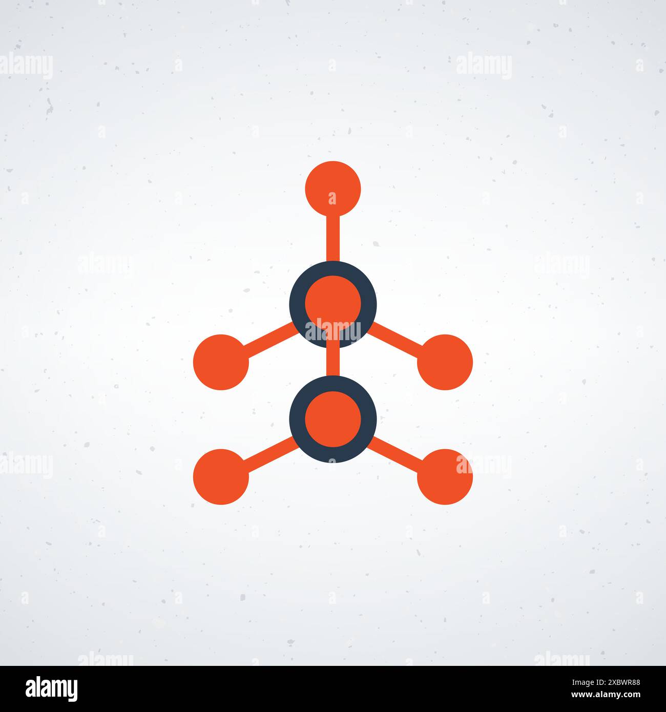 Hub network connection, team structure, social networking, molecular ...