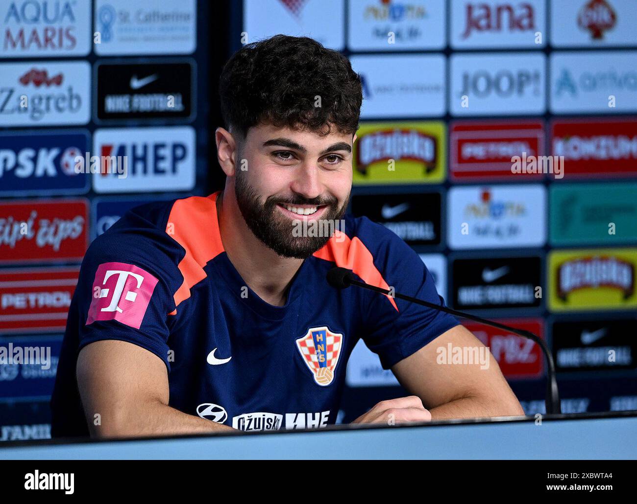 Neuruppin, Njemacka. 13th June, 2024. Croatian national team player ...