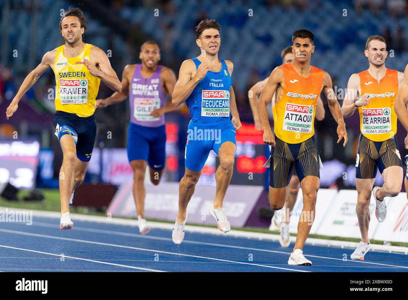 ROME, ITALY - JUNE 9: Catalin Tecuceanu of Italy competing in the 800m ...