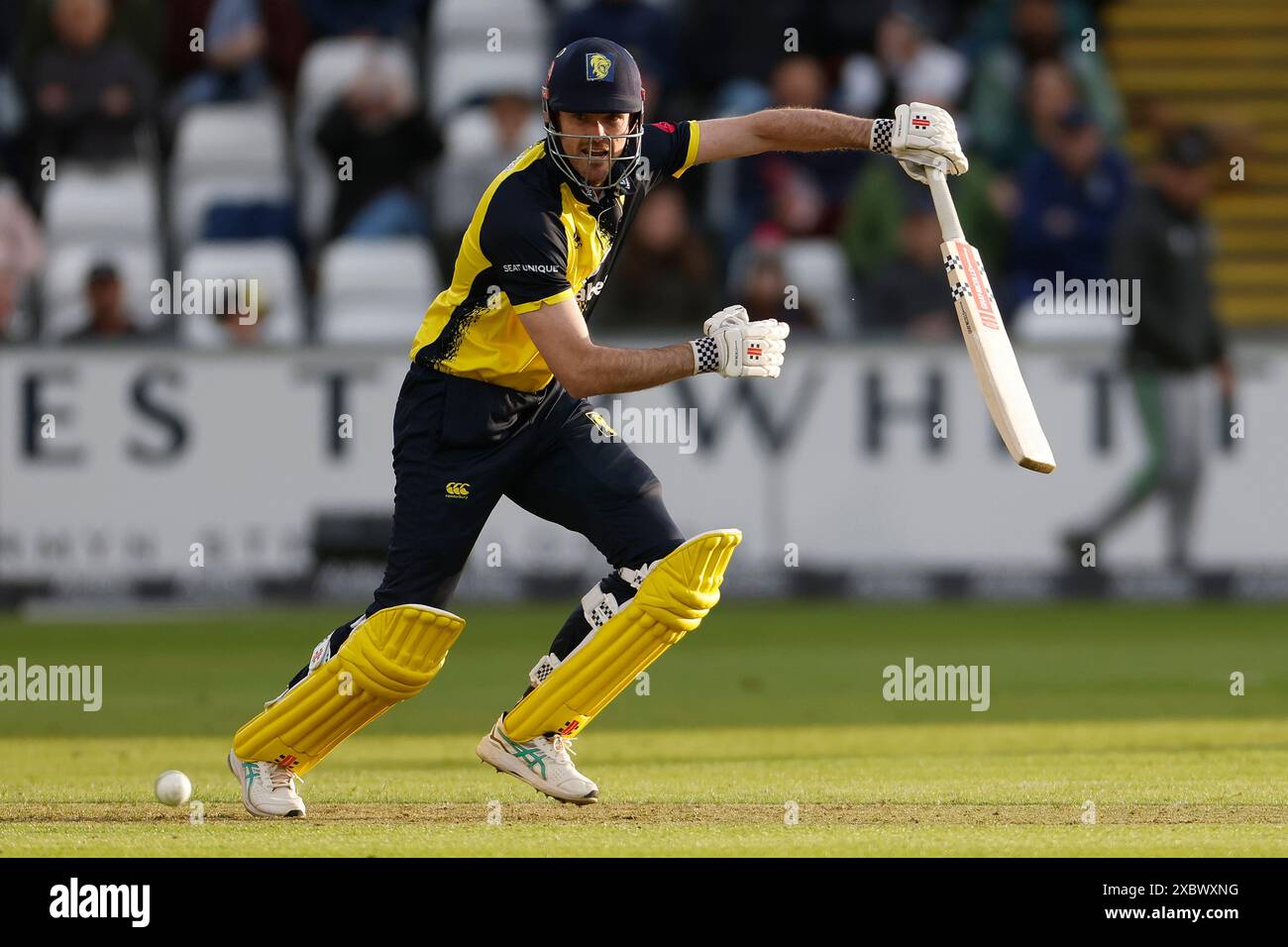 Durham's Ashton Turner batting during the Vitality T20 Blast match ...