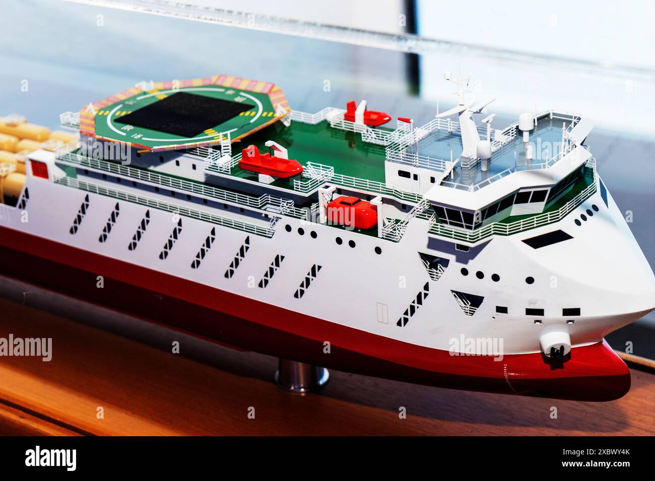 Models of ships and vessels for the oil and gas industry at the ...