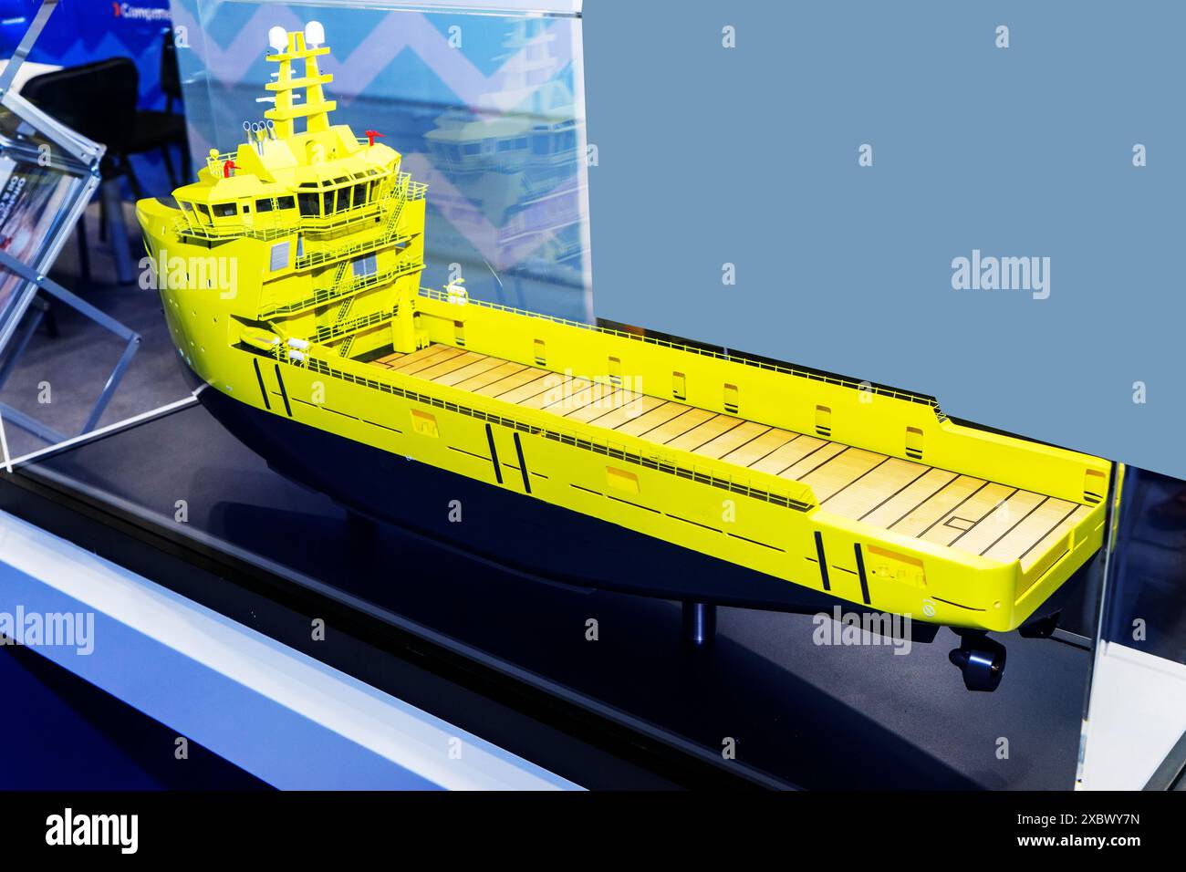 Models of ships and vessels for the oil and gas industry at the ...