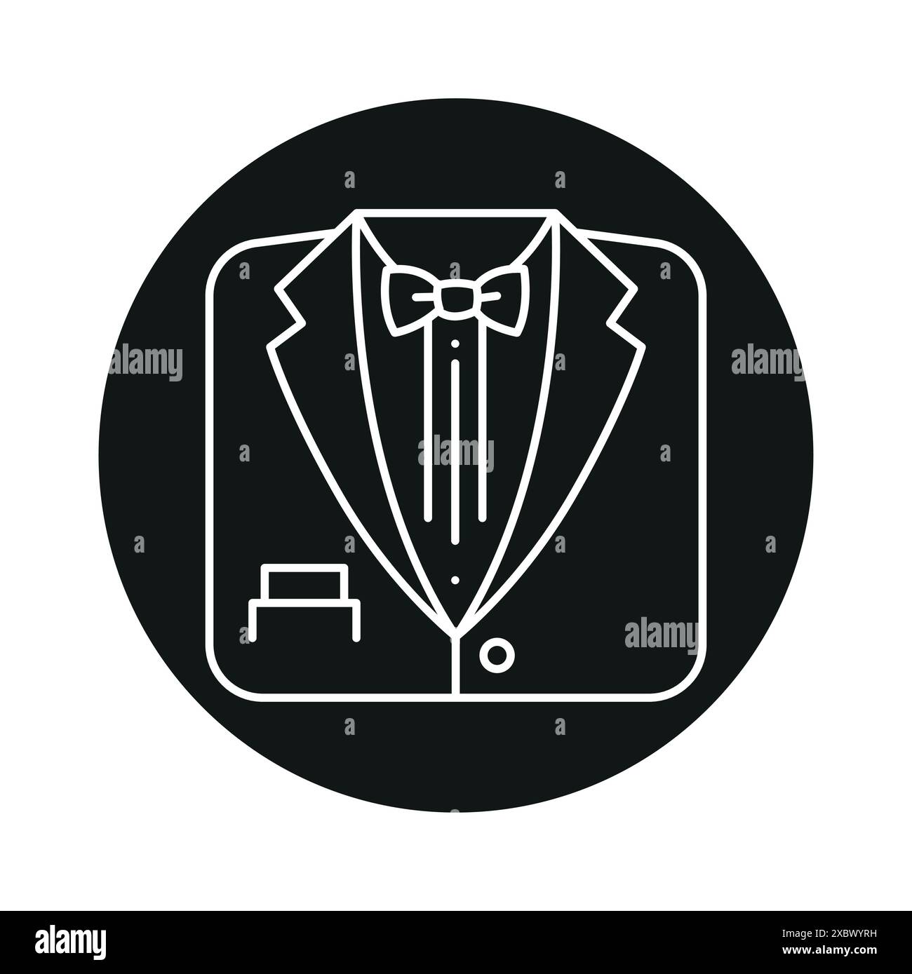 Dress code line black icon. Sign for web page, mobile app, button, logo ...