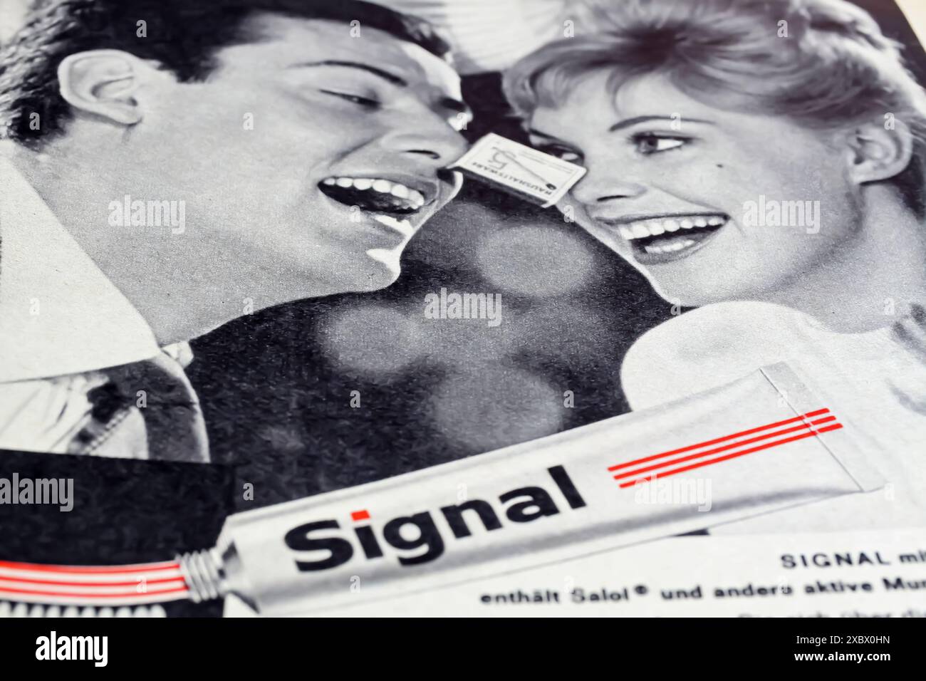 Viersen, Germany - May 9. 2024: German magazine Signal tooth paste ...