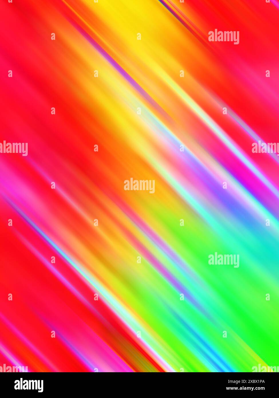Motion blur light explosion effect in vivid red green yellow, abstract ...