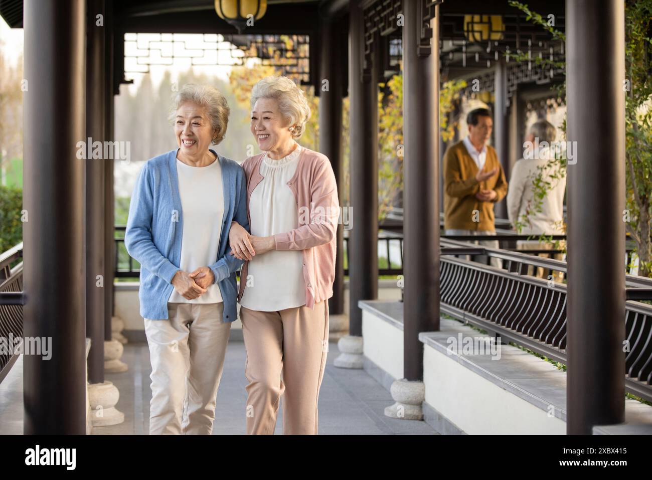 Asian women friends looking visiting hi-res stock photography and ...