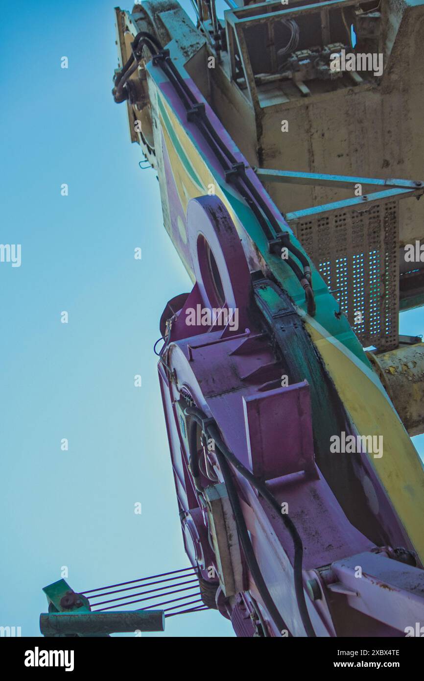 part of a large non-ferrous metal structure Stock Photo - Alamy
