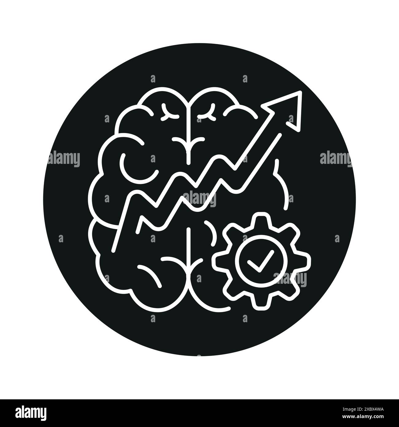 Skills and abilities line black icon. Sign for web page, mobile app ...