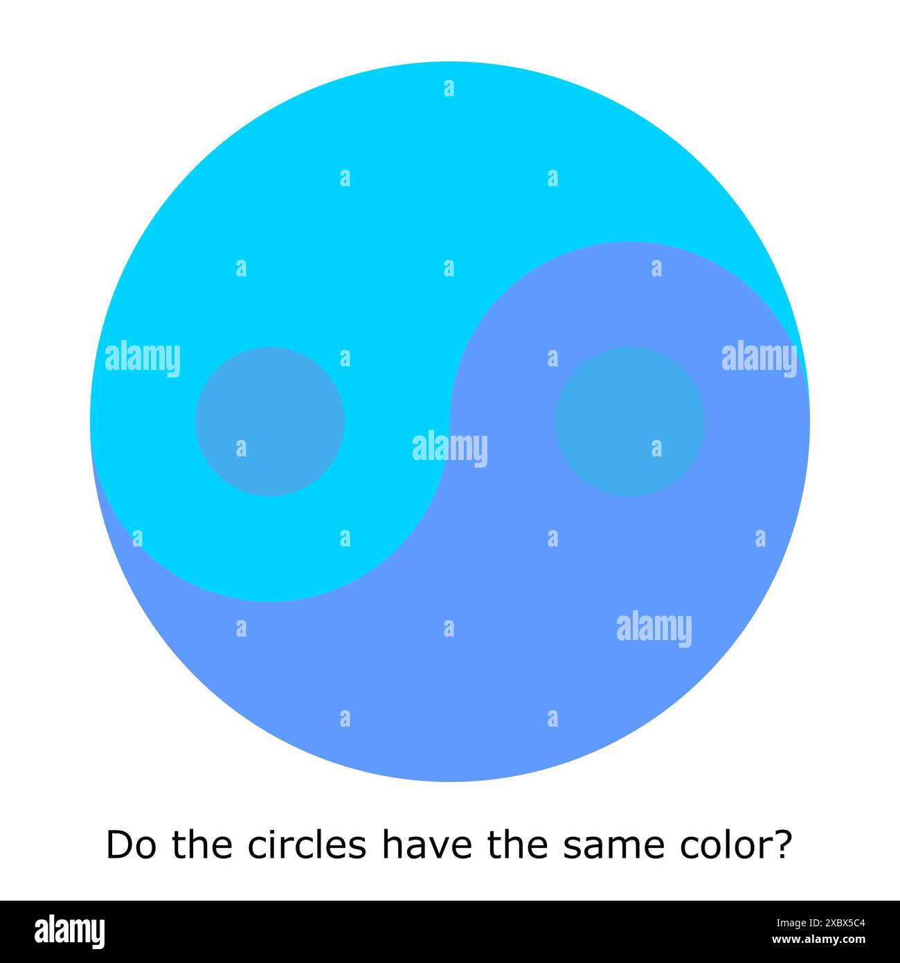 Optical illusion illustration. Puzzle. Brain teaser Stock Photo - Alamy