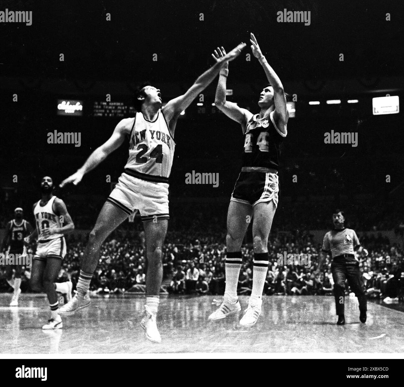 Los angeles lakers Black and White Stock Photos & Images - Alamy